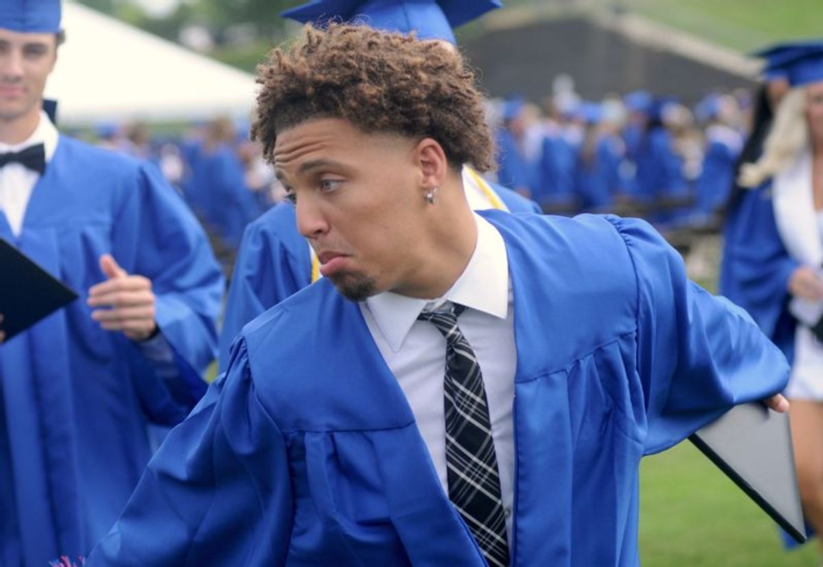 PHOTOS: Wake Forest High holds outdoor graduation ceremonies