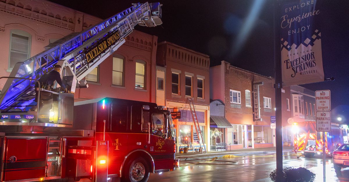 Fire Damages Apartment and Art Gallery in Downtown Excelsior...
